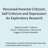 EABCT 2011: Perceived Parental Criticism, Self-Criticism and Depression ...