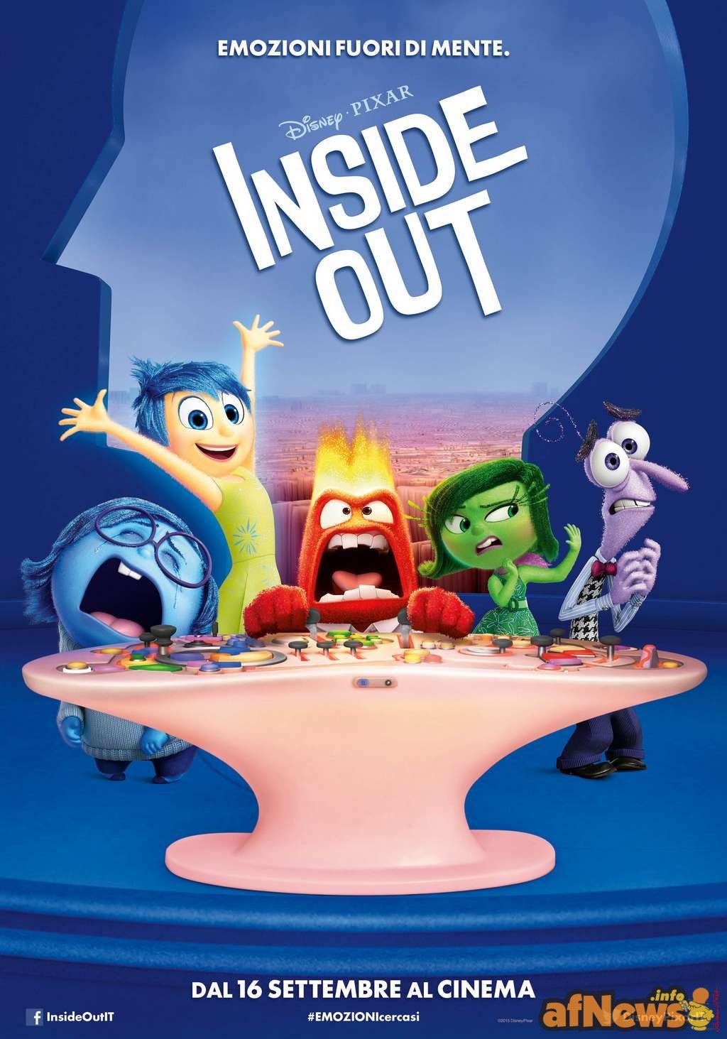 Inside Out: la psicoeducazione al cinema nel nuovo film Pixar