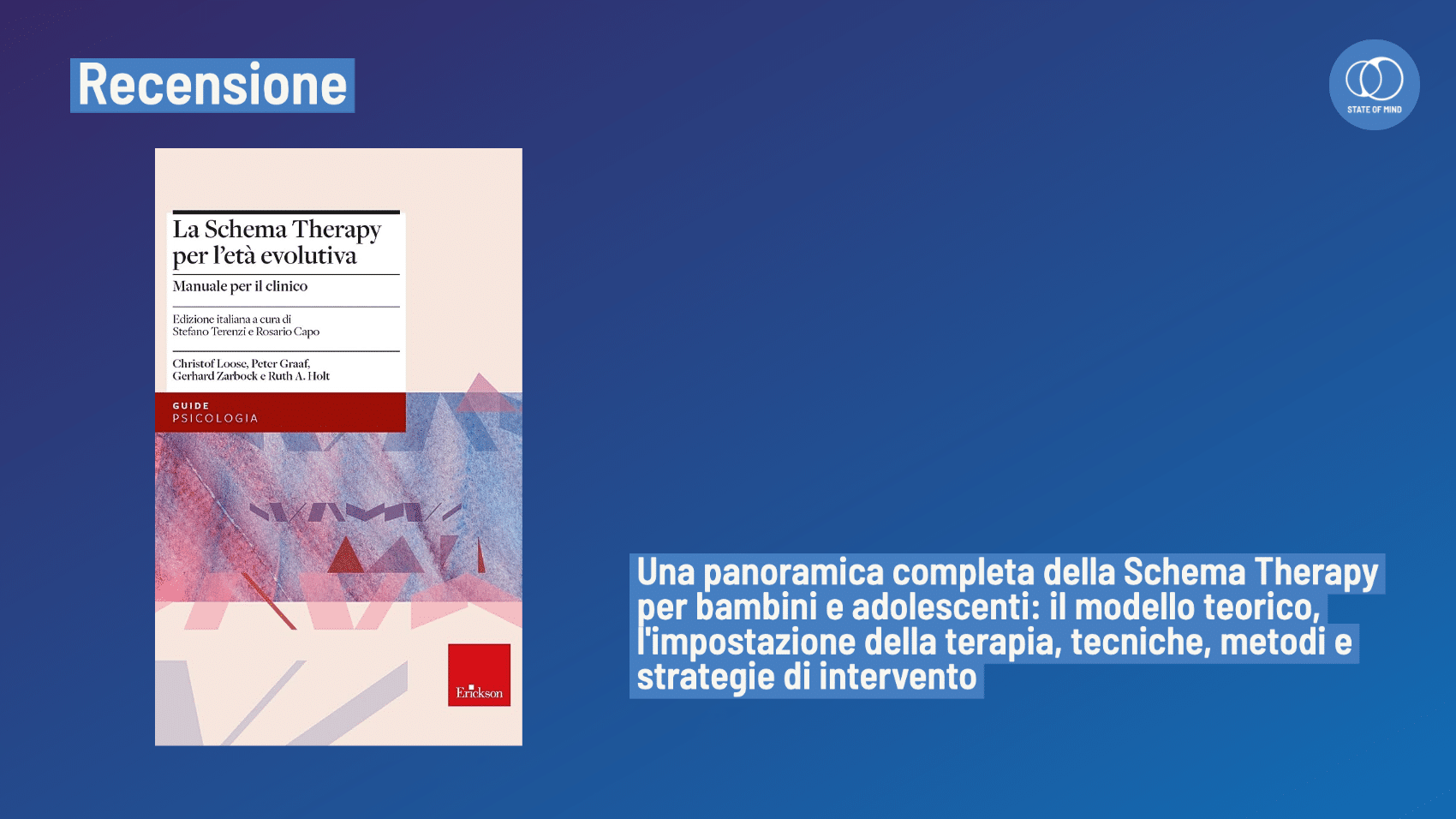 La Schema Therapy per l'età evolutiva (2023) - Recensione